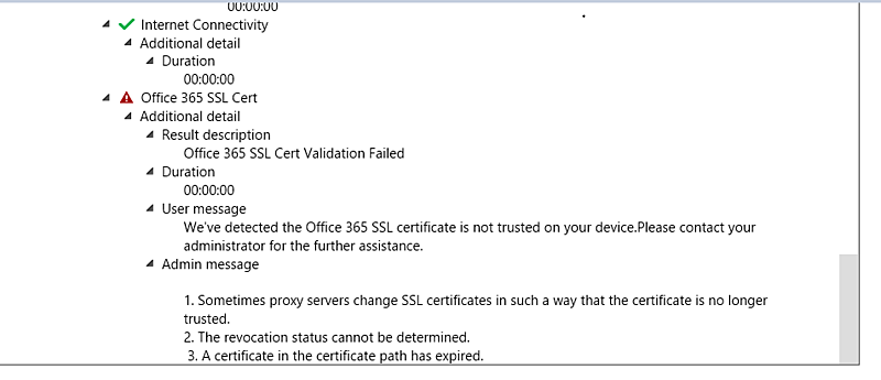 Office 365 Ssl Cert Validation Failed Cloud Computing And Saas Spiceworks Community