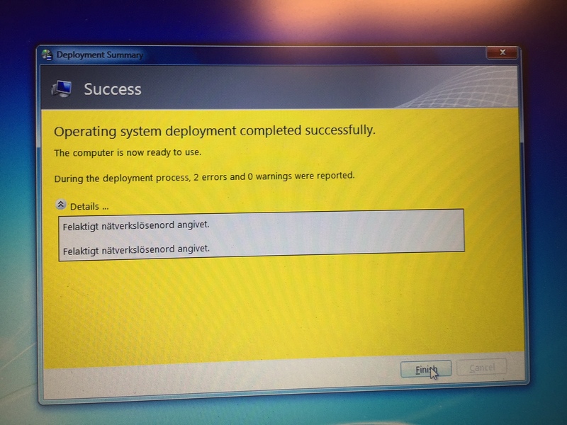 Deployment finished but getting error - Software & Applications ...