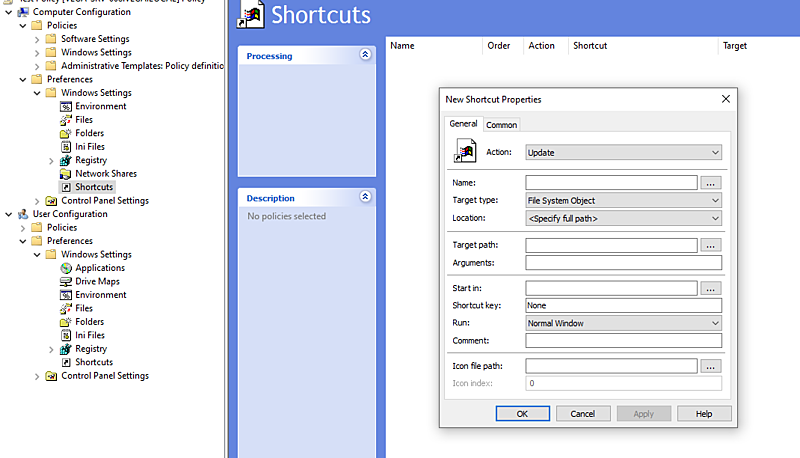 Create A Desktop Shortcut Using Gpo Software And Applications Spiceworks Community