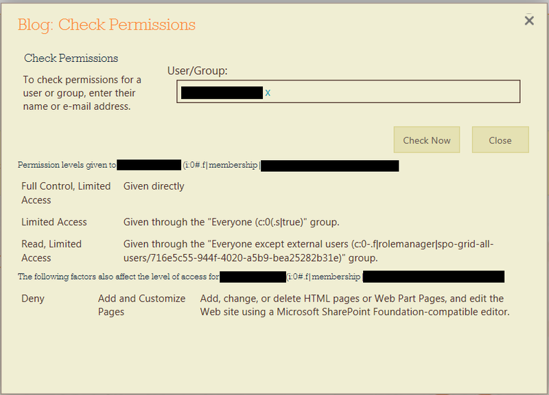 Sharepoint Add And Customize Pages Permission Denied To Site Admin