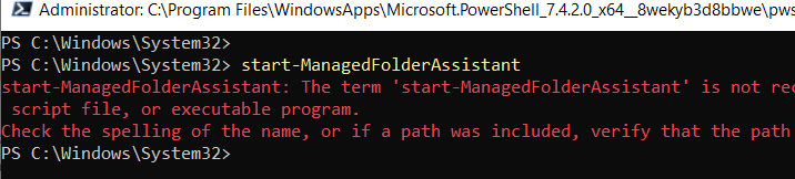 Start-managedfolder - Best Practices & General IT - Spiceworks Community