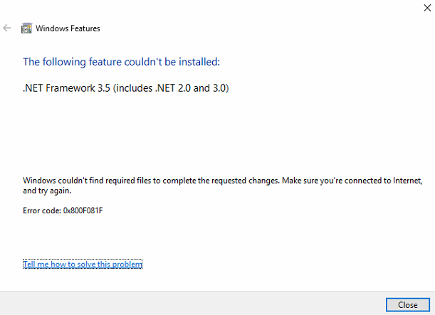 Net Framework 35 Windows Spiceworks Community