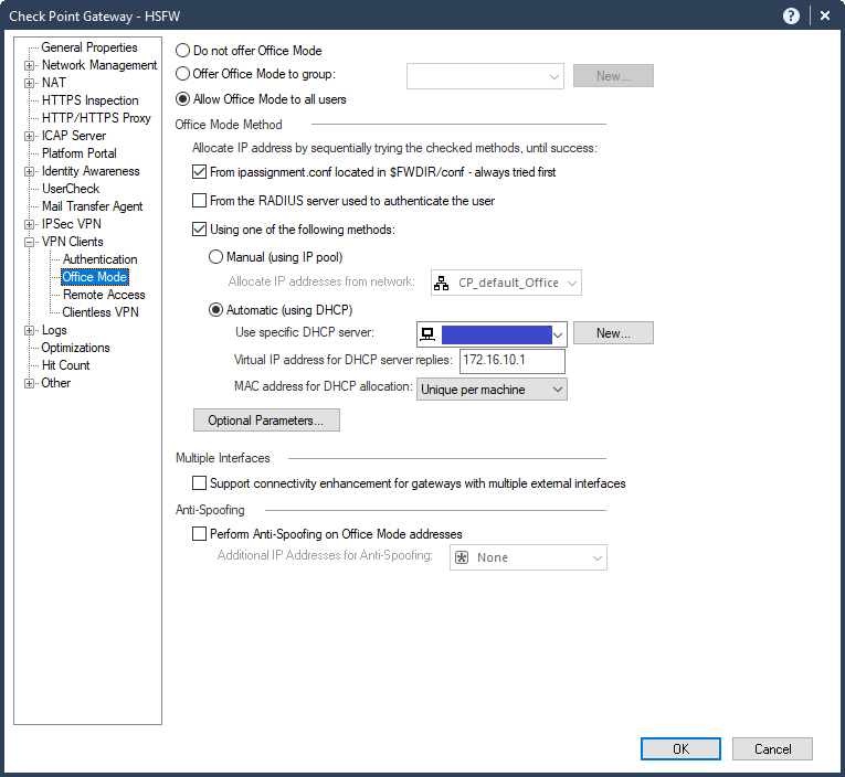Checkpoint giving out wrong IPs to some clients on VPN - Networking ...