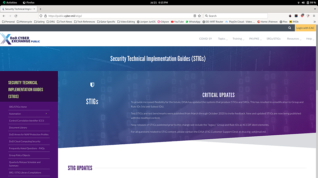 How to use DoD Cyber Exchange - STIGs (Secure Technical Implementation ...