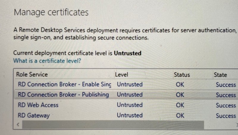 Cert error connecting to RD Gateway - Windows - Spiceworks Community