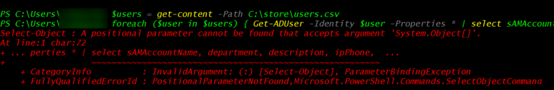 AD Attribute to Powershell Attribute Table? - Programming & Development - Spiceworks Community