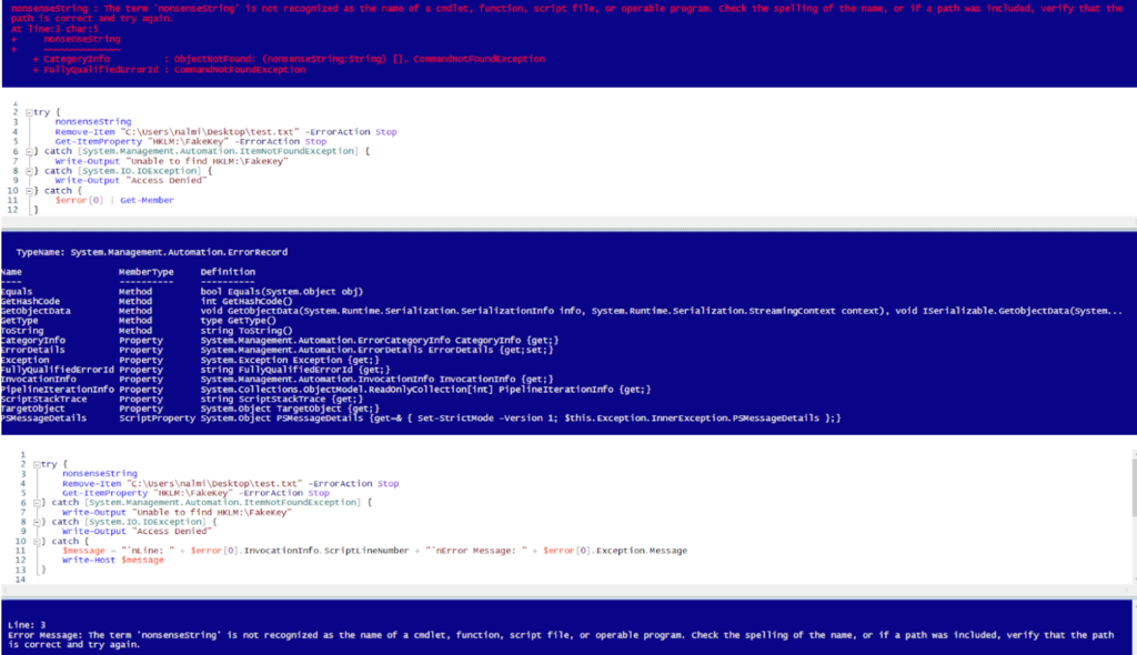 Windows Administration With Powershell Error Handling Programming And Development Spiceworks