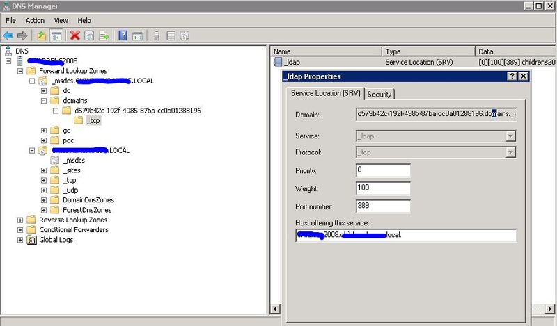 DNS forward lookup zone: msdcs.domain.local - Networking - Spiceworks Community