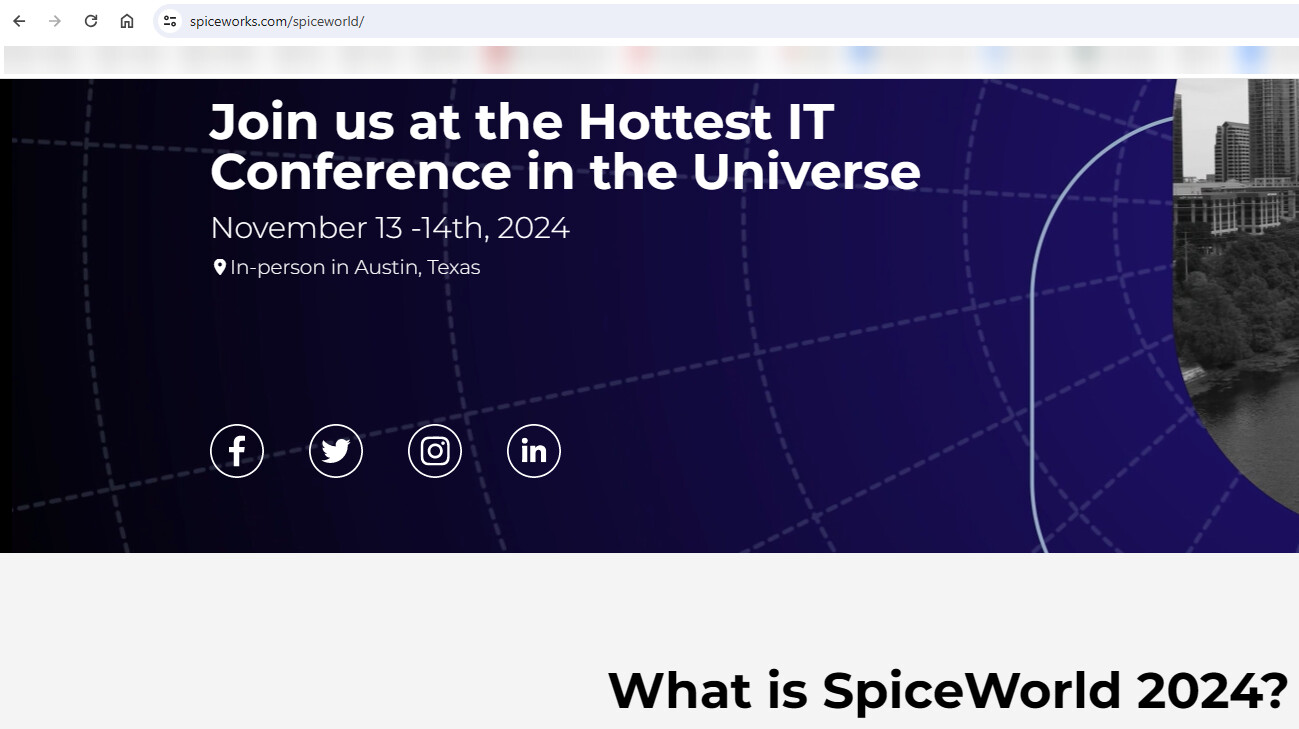 SpiceWorld 2024 - Page 4 - Events - Spiceworks Community