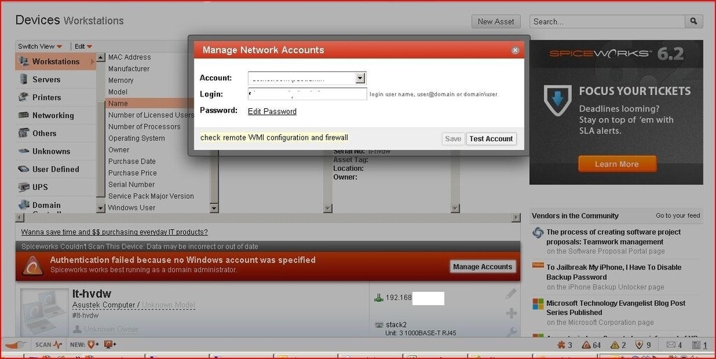 Spiceworks Inventory - Spiceworks Support - Spiceworks Community