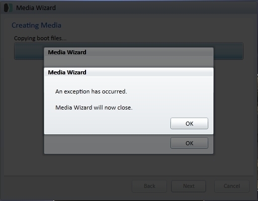SmartDeploy Media Wizard error - Software & Applications - Spiceworks Community