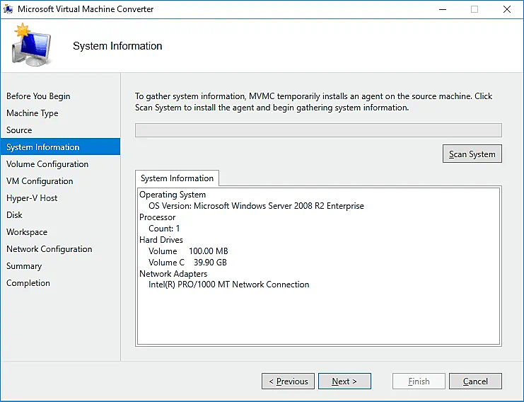 A Step-by-Step Guide on How to Convert a Physical Machine to Hyper-V VM - Virtualization ...