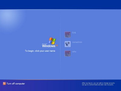 How to change the Welcome screen of the windows Xp and the text ...