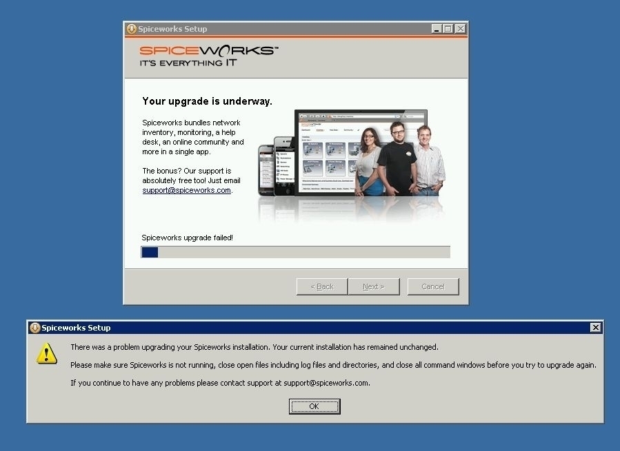 Upgrading spiceworks 5.3 to 6 - Spiceworks Support - Spiceworks Community