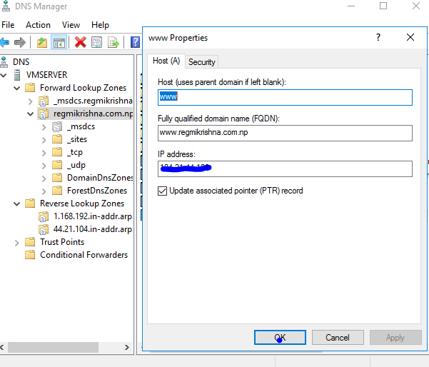 internal domain can't reach website which same as local domain ...