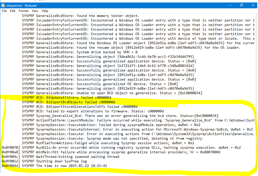 Need help with Sysprep errors - Windows - Spiceworks Community Need help with Sysprep errors - Windows - Spiceworks Community