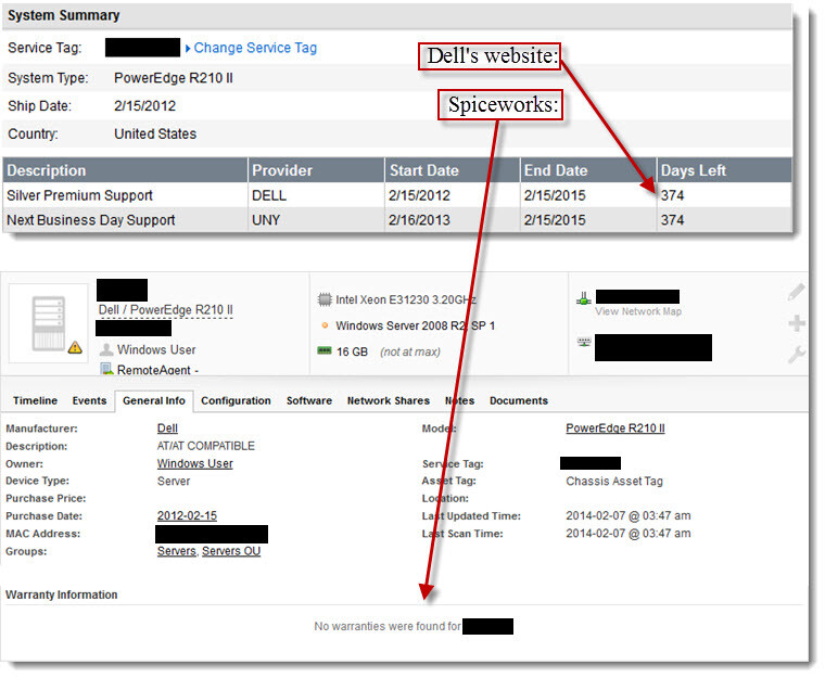 Dell Warranty Status Integration No Longer Working - Spiceworks Support ...