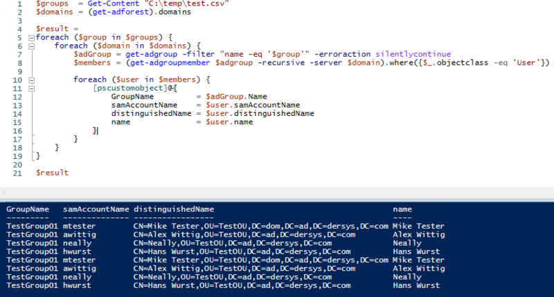 Error: Cannot validate parameter 'Identity' - Programming & Development - Spiceworks Community