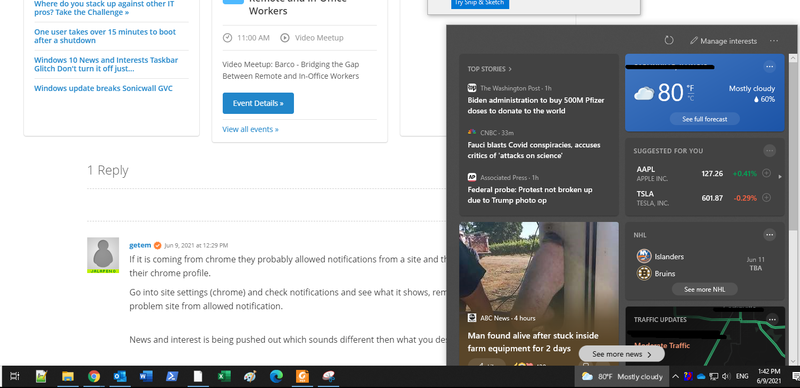 Windows 10 Taskbar Popups With Chrome - Software & Applications ...