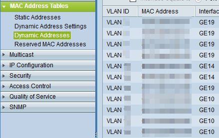 Locating Mac Address of device connected to SG200 50 port cisco smart switch - Networking ...