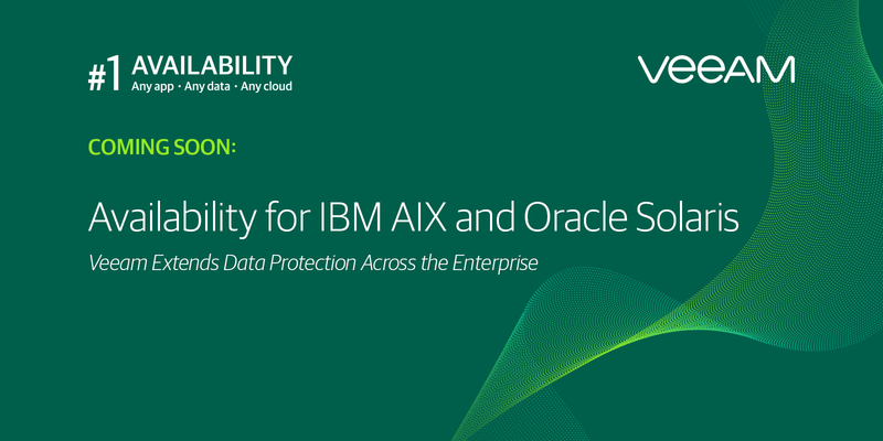 Availability For Ibm Aix And Oracle Solaris With Veeam Availability Platform Veeam Software