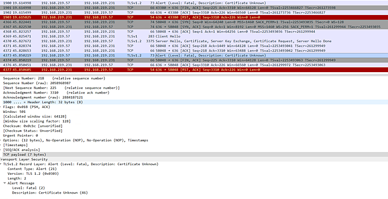 Certificate Unknown Fatal Error 46 Tlsv1 2 Windows Spiceworks Community