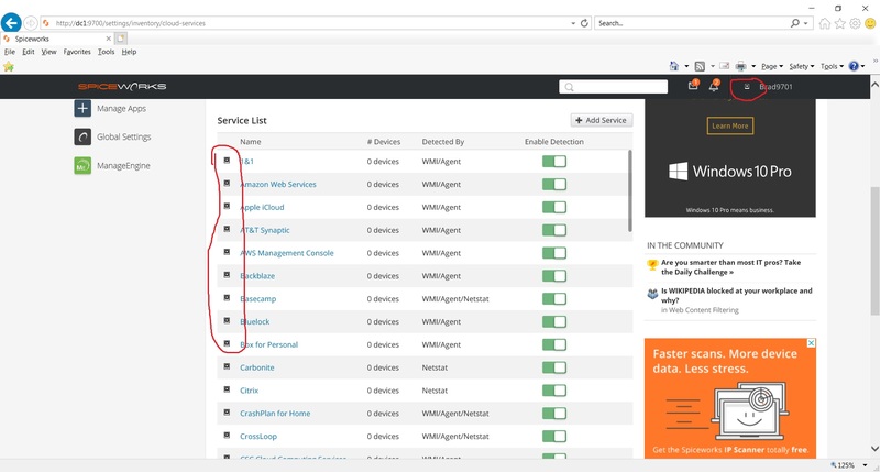 Missing Image Icons & "Garbled Name" in Spiceworks - Spiceworks Support ...