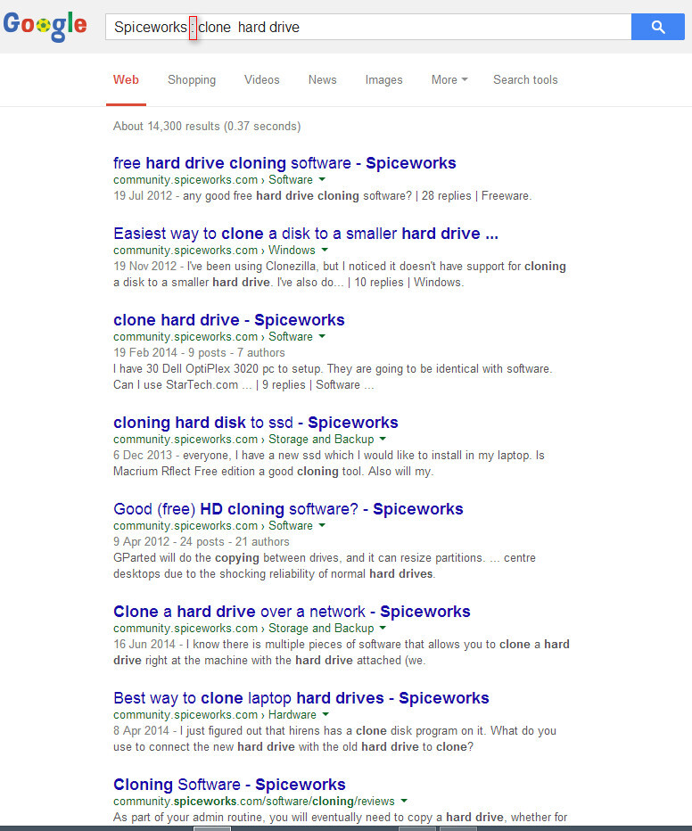 How to Google Spiceworks Answers (search before posting) - IT & Tech Careers - Spiceworks Community