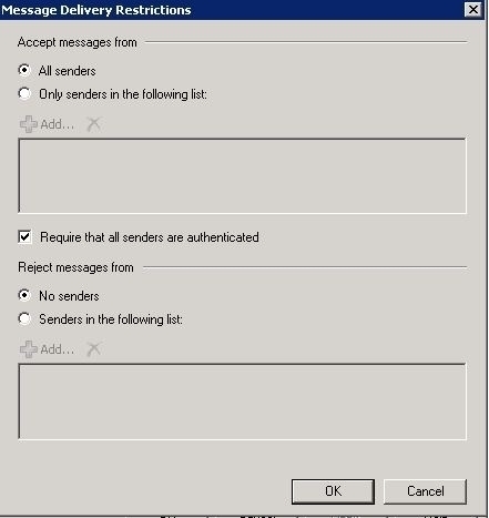 Restricting sending of mail to All Users - Software & Applications ...