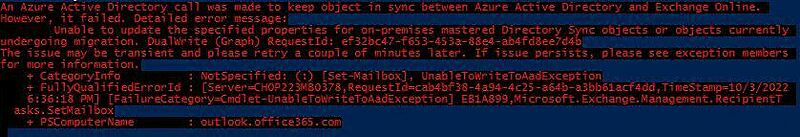 Trying To Swap Smtp Name For Smtp Name In Powershell Collaboration Spiceworks Community