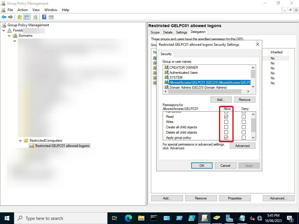 Restrict computer logons to a group of users. - Software & Applications - Spiceworks Community
