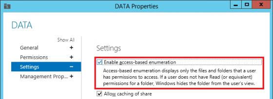 Access based enumeration - Windows - Spiceworks Community