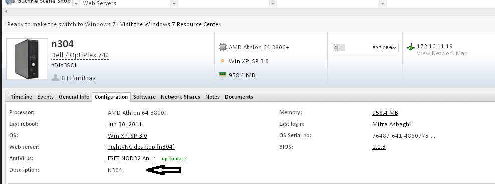 Wrong Description after inventory scan - Spiceworks Support - Spiceworks Community