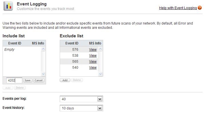 Setup Monitors And Alerts For Specific Event Ids Spiceworks Support Spiceworks Community