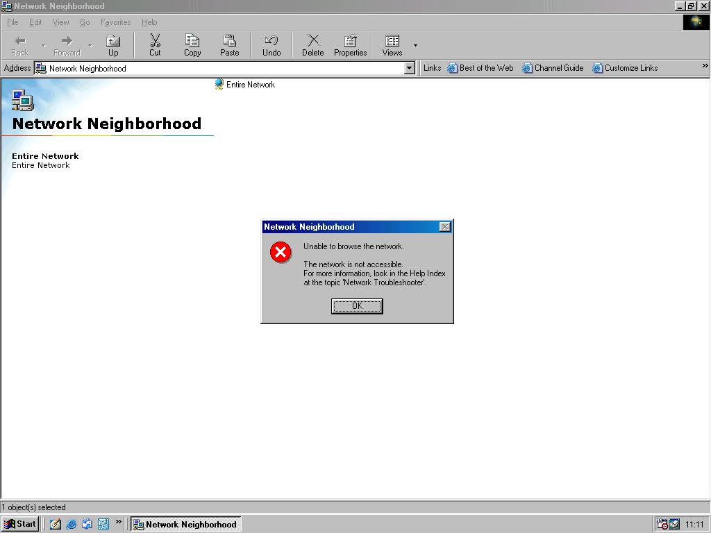 windows 98 - entire network - unable to browse the network - Networking - Spiceworks Community