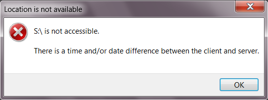 Mapped Drive error - Windows - Spiceworks Community