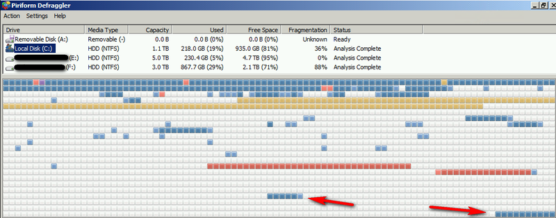 Disk defrag – moving files to the beginning of the drive - Software ...