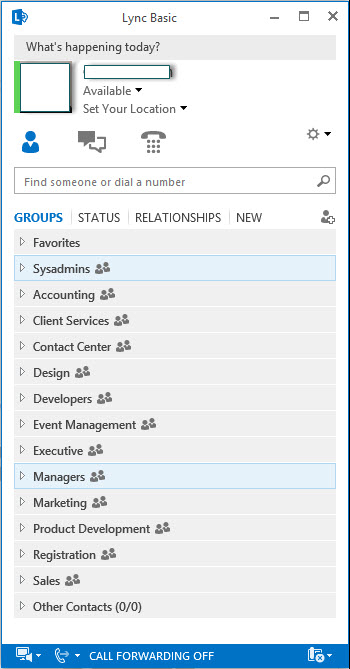 Centrally Manage Lync 2013 Groups & Contacts - Cloud Computing & SaaS - Spiceworks Community
