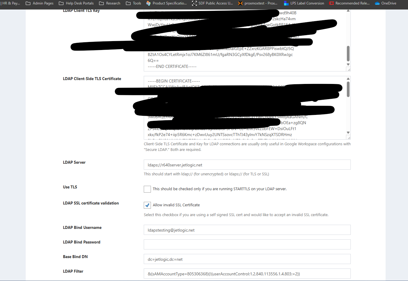 SnipeIT LDAPS connection issues - Software - Spiceworks Community