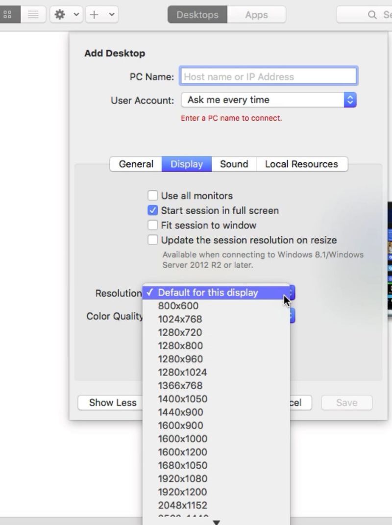 How to enable native resolution in RDP - Windows - Spiceworks Community