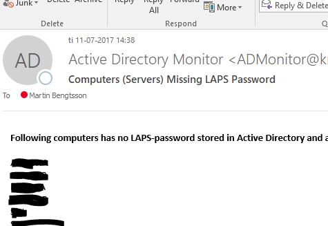 PS Script to See if AD has LAPS Information Stored - Programming & Development - Spiceworks ...