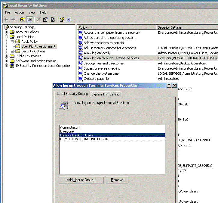 Terminal Server Doesnt Allow Logon Windows Spiceworks Community