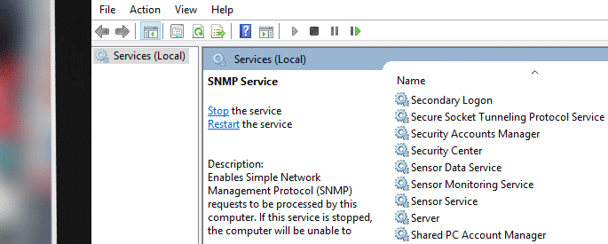 SNMPv3 for windows? - Software & Applications - Spiceworks Community