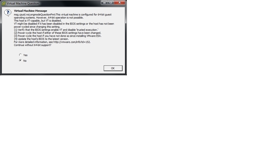 64 bit OS not supported In ESXi 4.1 - Virtualization - Spiceworks Community