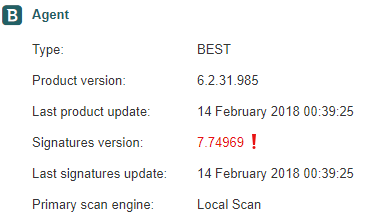 BitDefender Endpoints out of date. - Security - Spiceworks Community