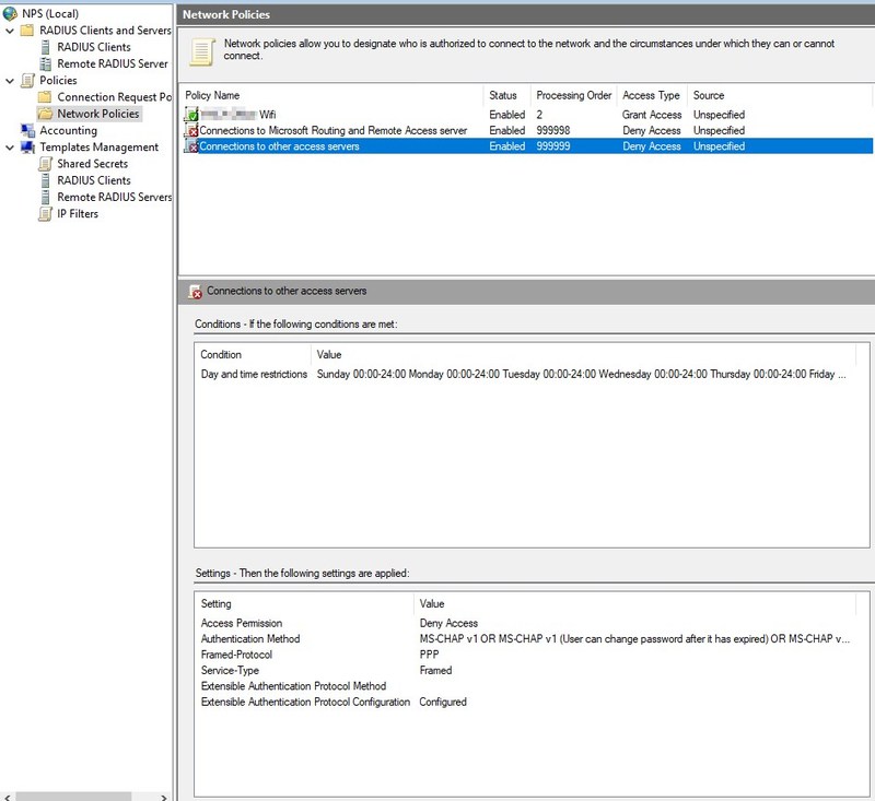 Migrating NPS RADIUS auth from server 2008 to 2019, but not working - Software & Applications ...