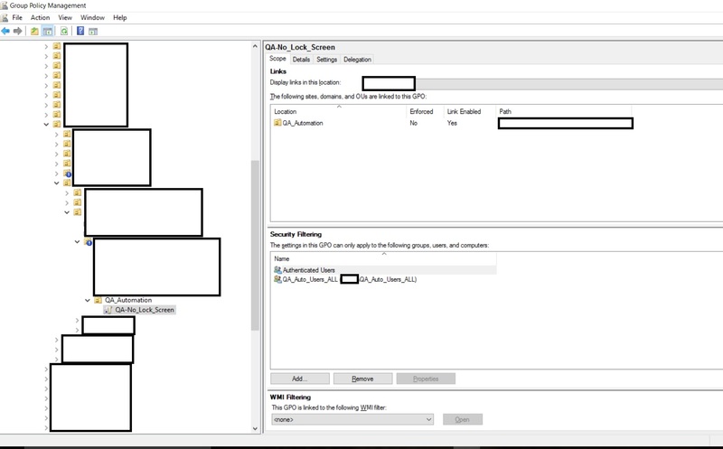 Turn Off Lock Screen GPO - Windows 10 VM - Software - Spiceworks Community