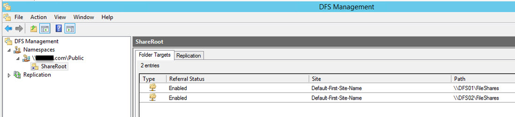 DFS Folder Not Displaying All Folder Targets - Software & Applications - Spiceworks Community