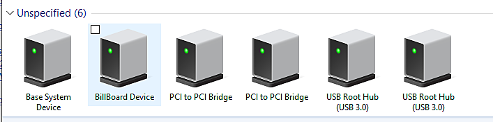 Unspecified devices in Control Panel -> devices and printers - Hardware ...