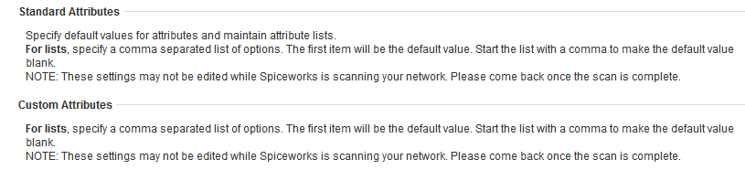 Custom Attributes Creation Fields Not Showing Spiceworks Support Spiceworks Community